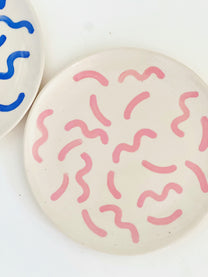 Handmade and Hand painted Ceramic Party Plate – O-M Ceramic