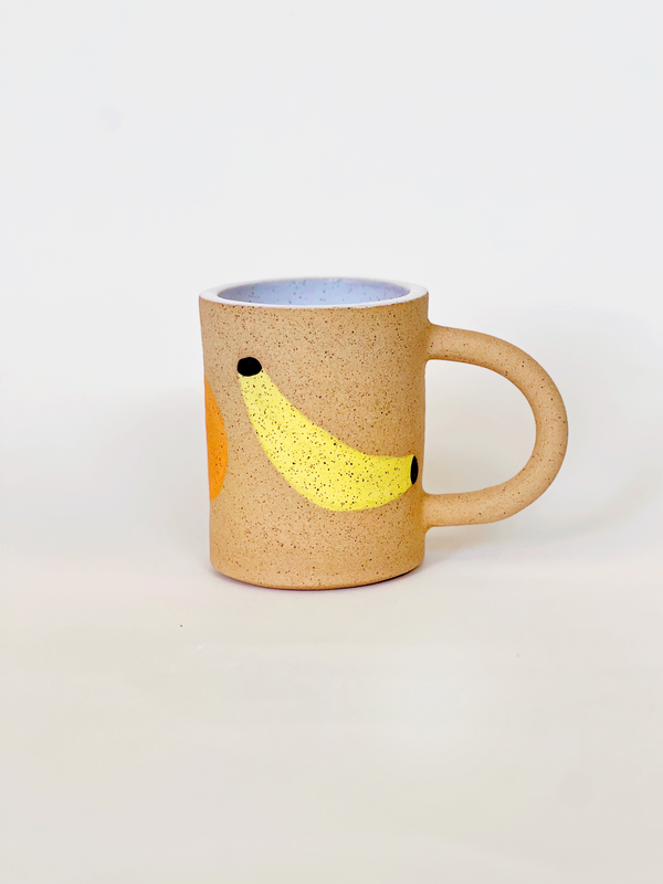 Large Fruits Handmade Ceramic Mug – O-M Ceramic
