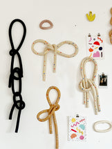 Clay Object 98 - Large Sprinkles Handmade ceramics Bow Wall Hanging – O ...