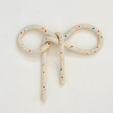 Clay Object 98 - Large Sprinkles Handmade ceramics Bow Wall Hanging – O ...