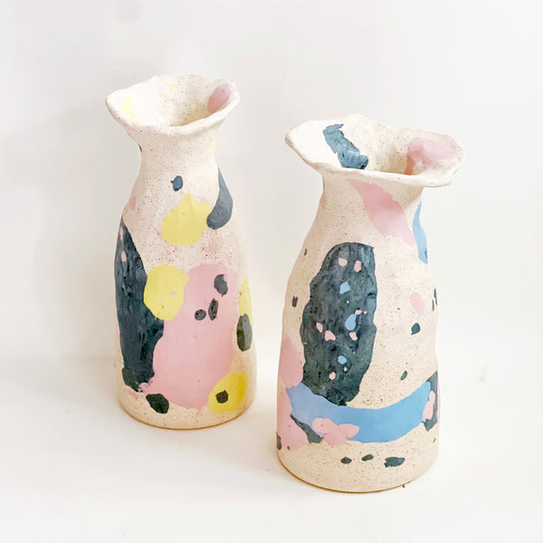 Handbuilt Wandering Dream Vase – O-M Ceramic