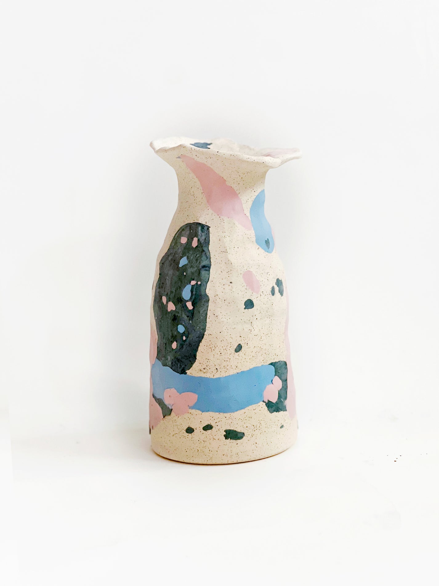 Handbuilt Wandering Dream Vase – O-M Ceramic