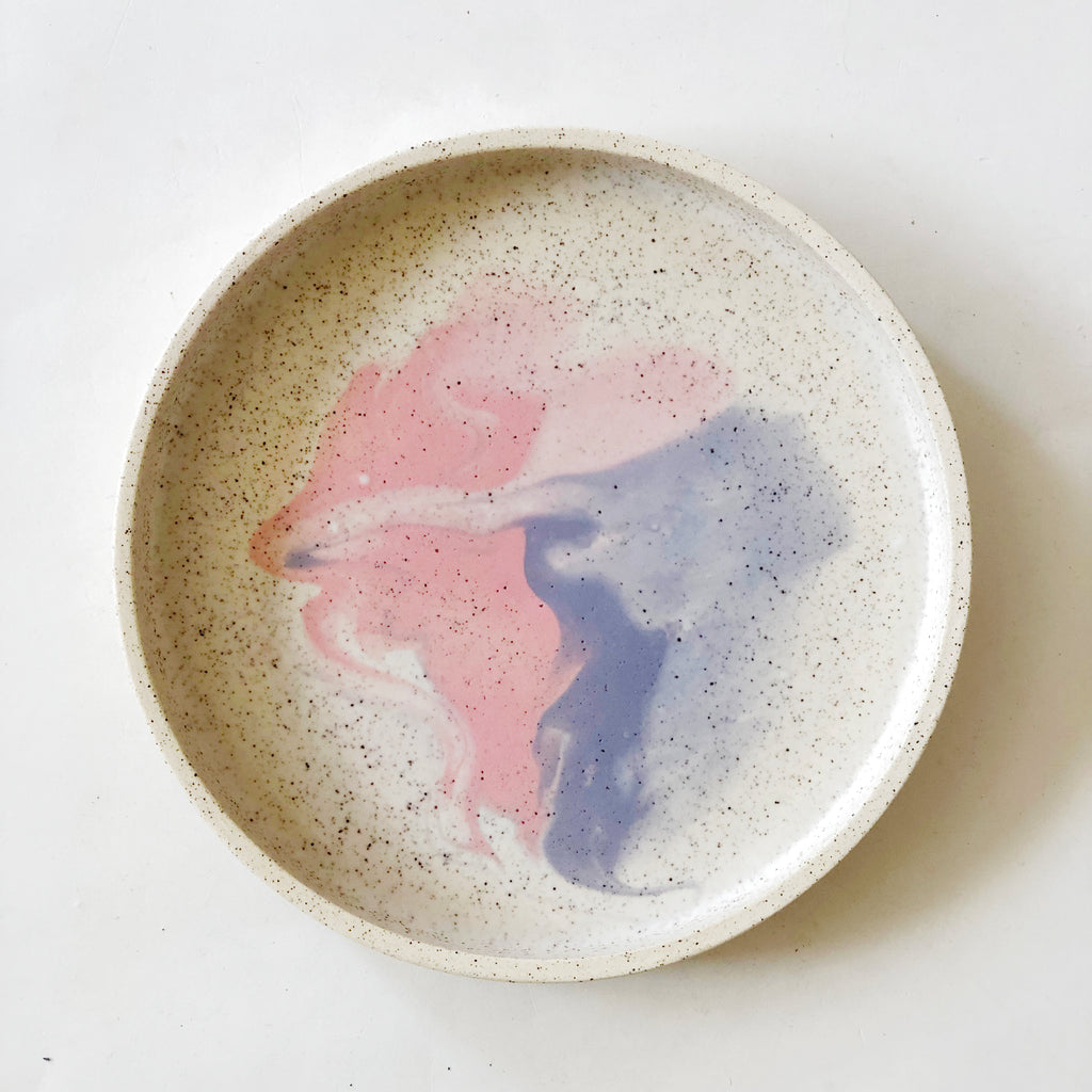 Matte Soft Clouds Plate/ Tray – O-M Ceramic