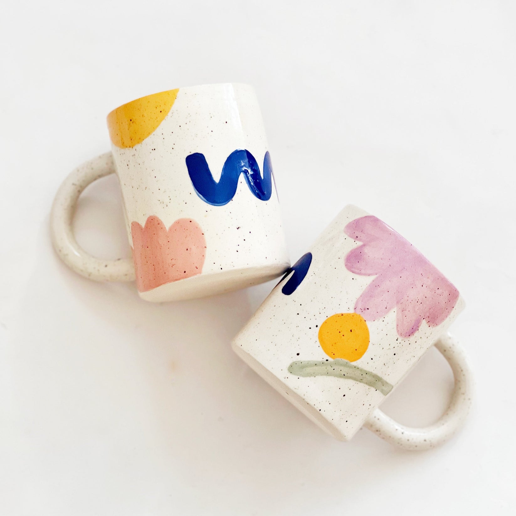 Large Midnight Garden Handmade Ceramic Mug – O-M Ceramic
